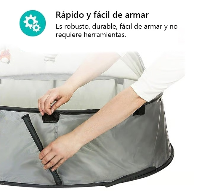 Carpa Nidö Mini para bebé, con SPF50+ y mosquitero - Petit Baby Paysandú