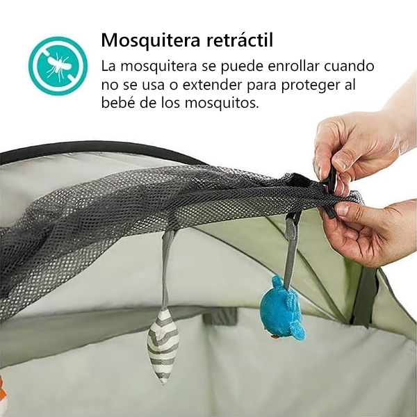 Carpa Nidö Mini para bebé, con SPF50+ y mosquitero - Petit Baby Paysandú